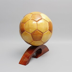Handcrafted Wooden Soccer Ball, Wooden Foot Ball, Special and Unique ...