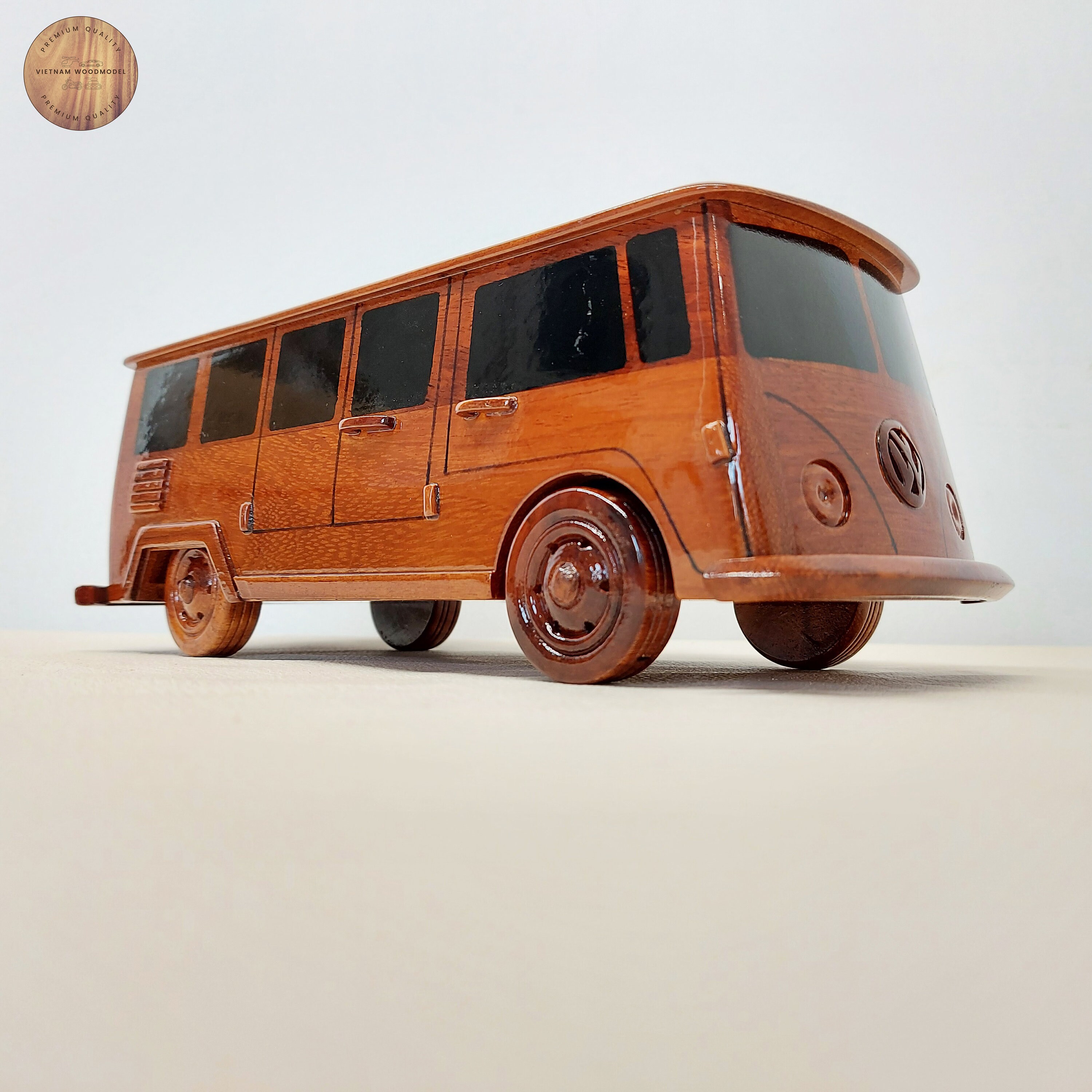 Hand Crafted Volkswagen Bus Wood Car Model, Gift for Man, Birthday Gift ...