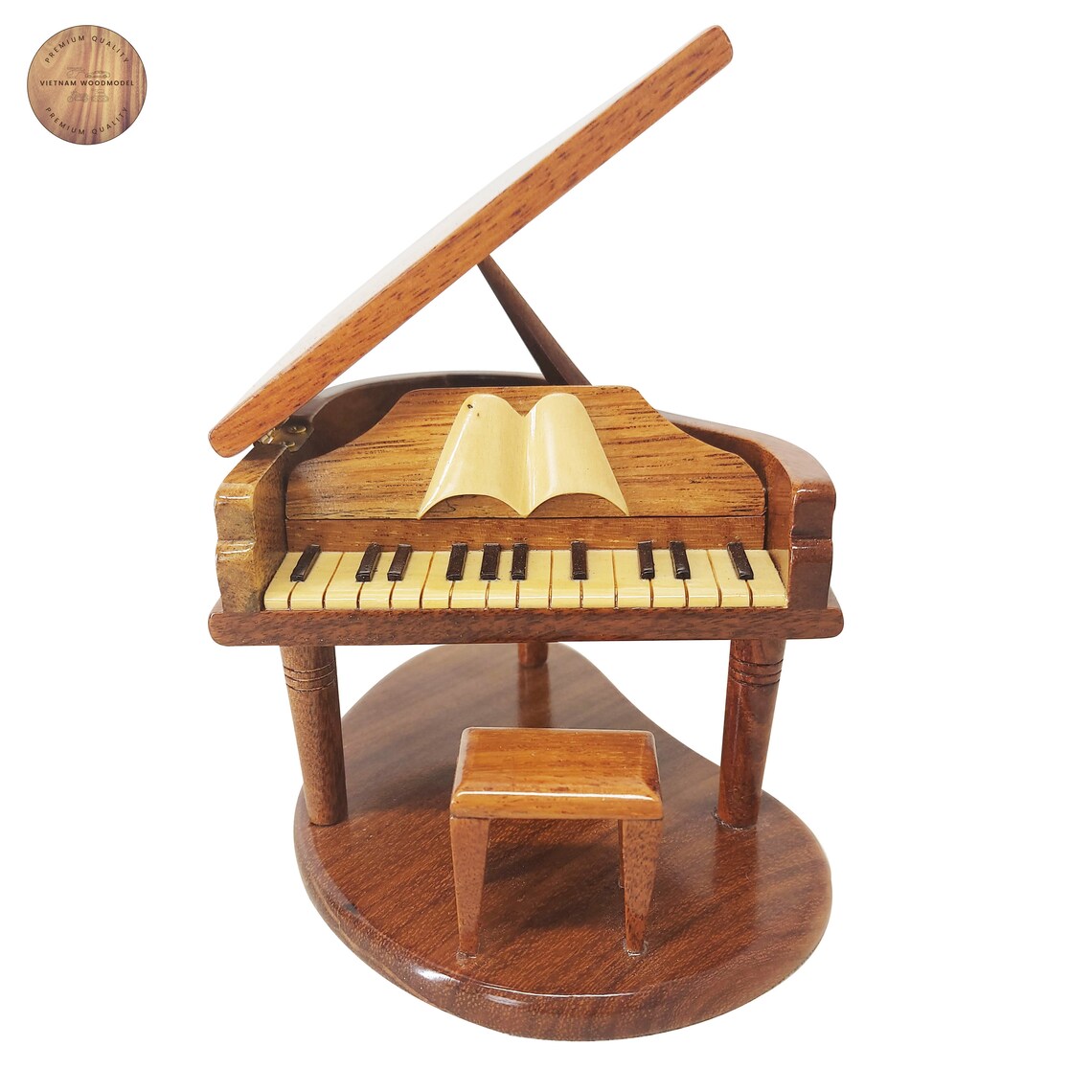 Miniature Grand Piano Wooden Model Musical Instrument - Etsy