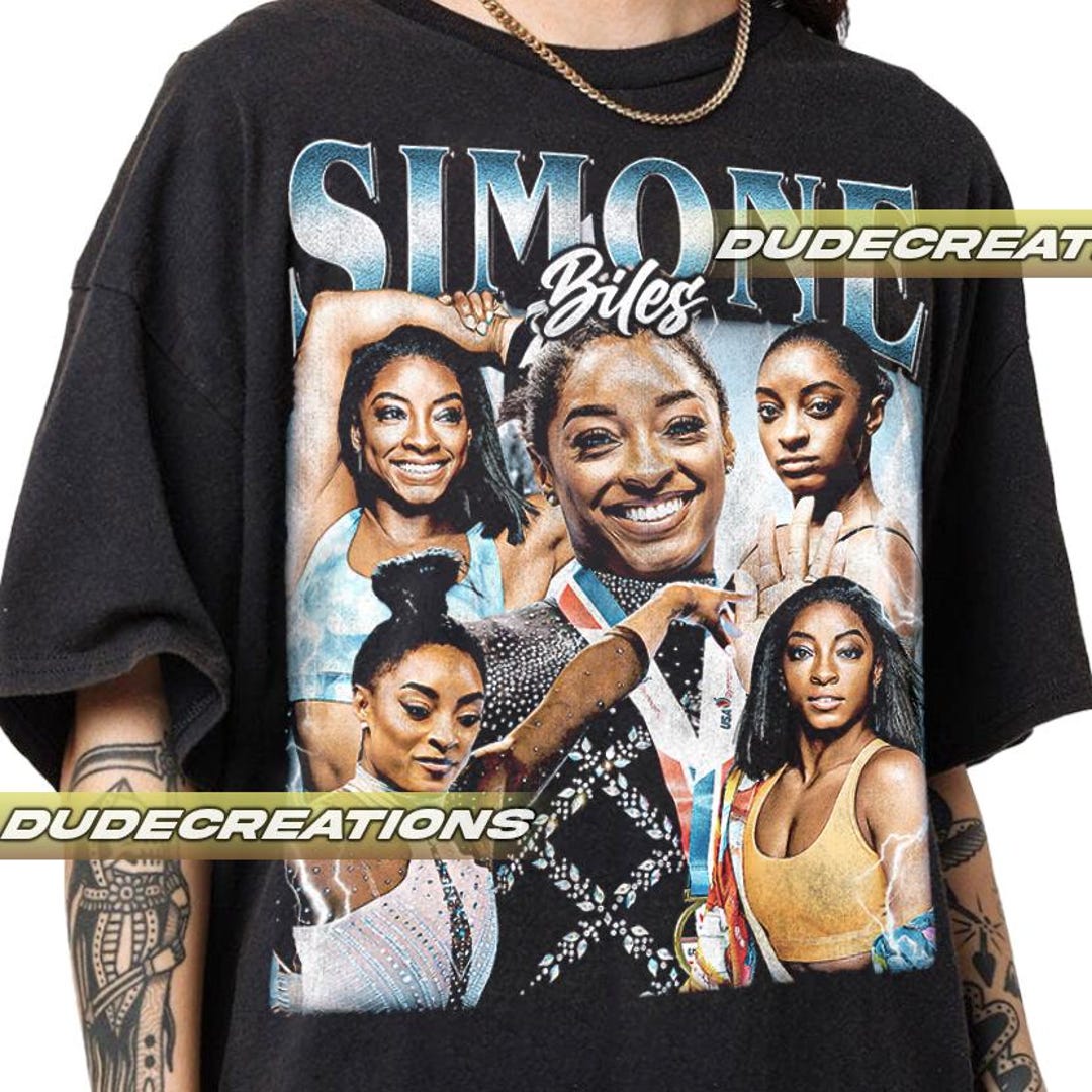 Limited Simone Biles Vintage T-shirt, Shirt Gift for Woman and Man ...