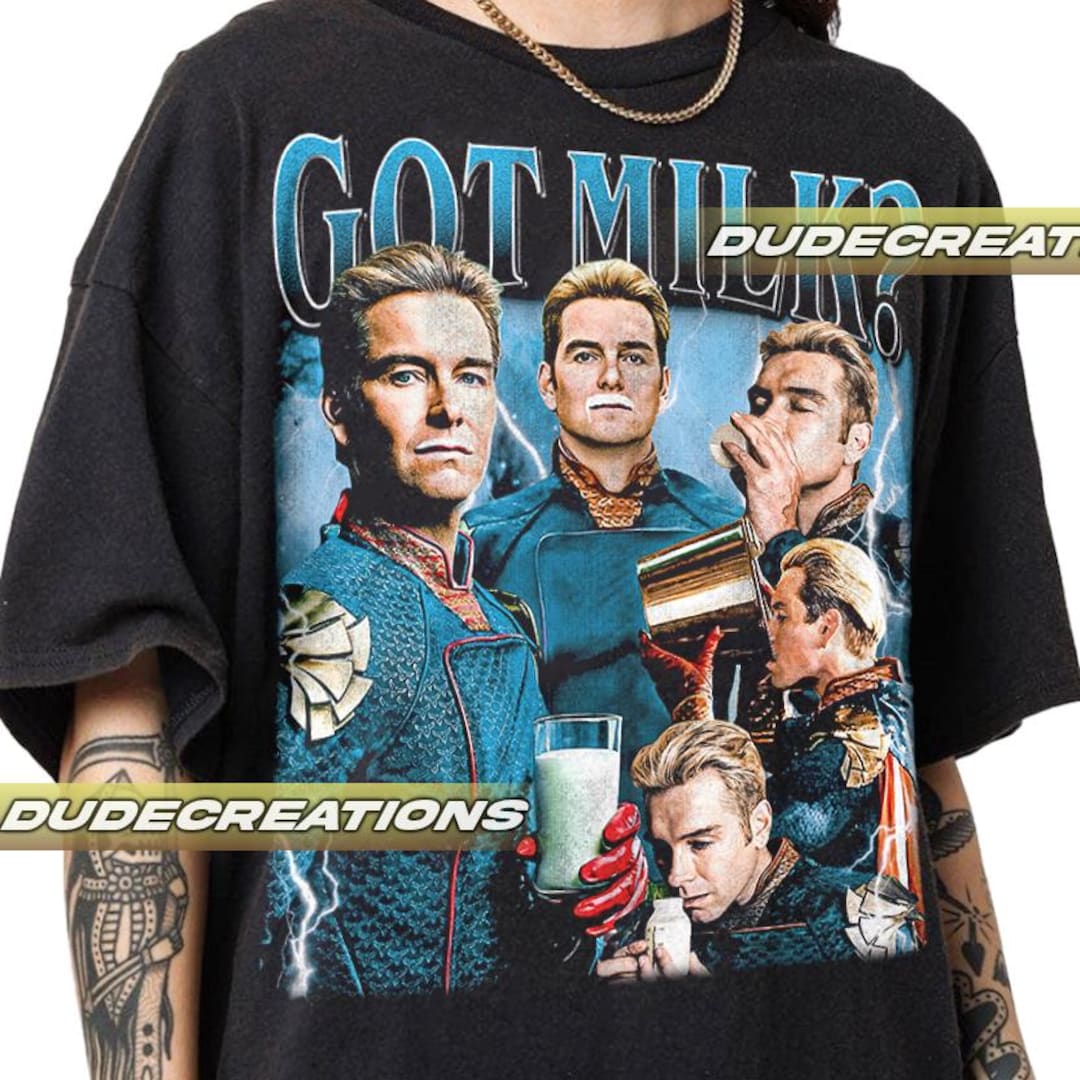 Limited Got Milk Funny Homelander Vintage T-shirt, Shirt Gift for Woman ...