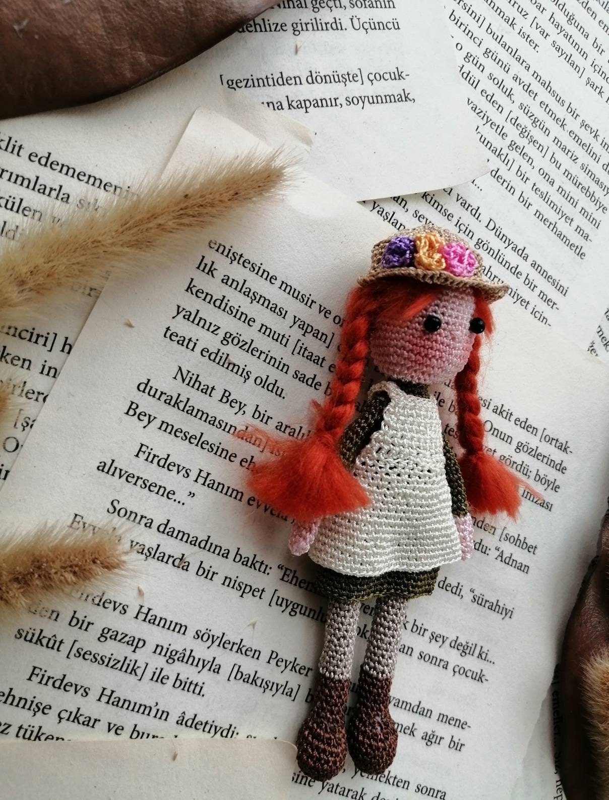 Miniature Anne Doll, Anne With an E of Green Gables,crochet Miniature ...