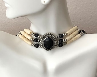 Indian Bone Necklace - Etsy