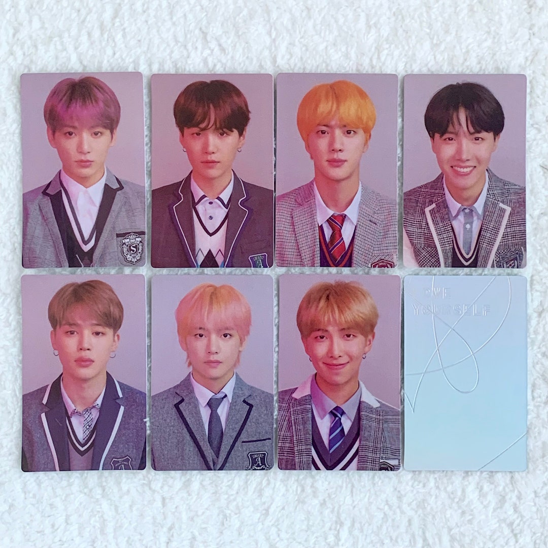 BTS Photo Card, LY Answer L, Jungkook V Jimin Suga J-hope RM Jin Photo ...