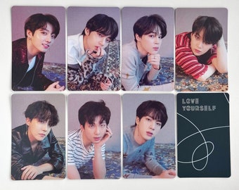 BTS Photo Card, LY Answer L, Jungkook V Jimin Suga J-hope RM Jin Photo ...