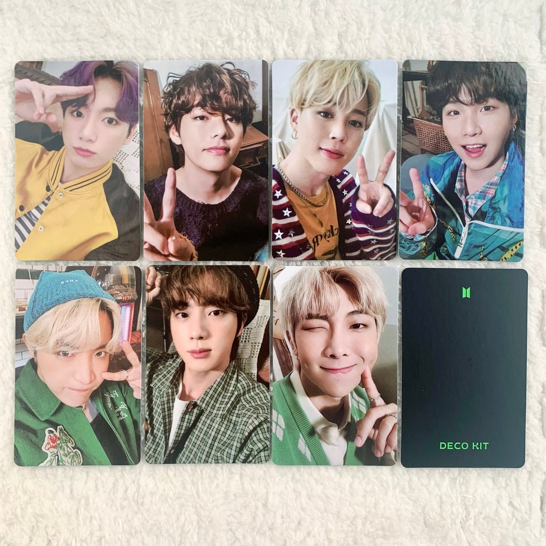 BTS Photocard, Deco Kit LOMO Card, Jungkook V Jimin Suga J-hope RM Jin ...