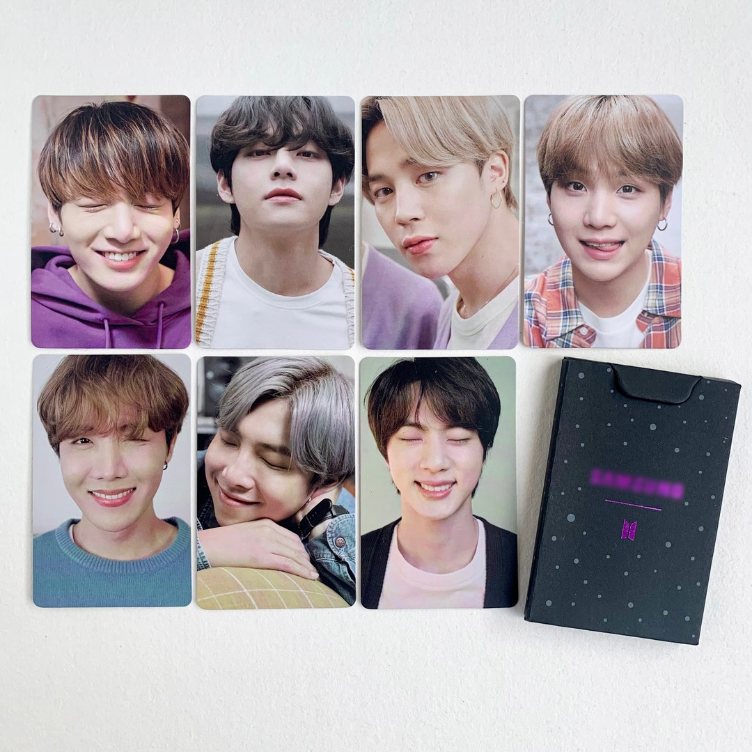 BTS Photo Card, BTS Cellphone Themed Cards, Jungkook V Jimin Suga J-hope RM Jin Photo Card ...