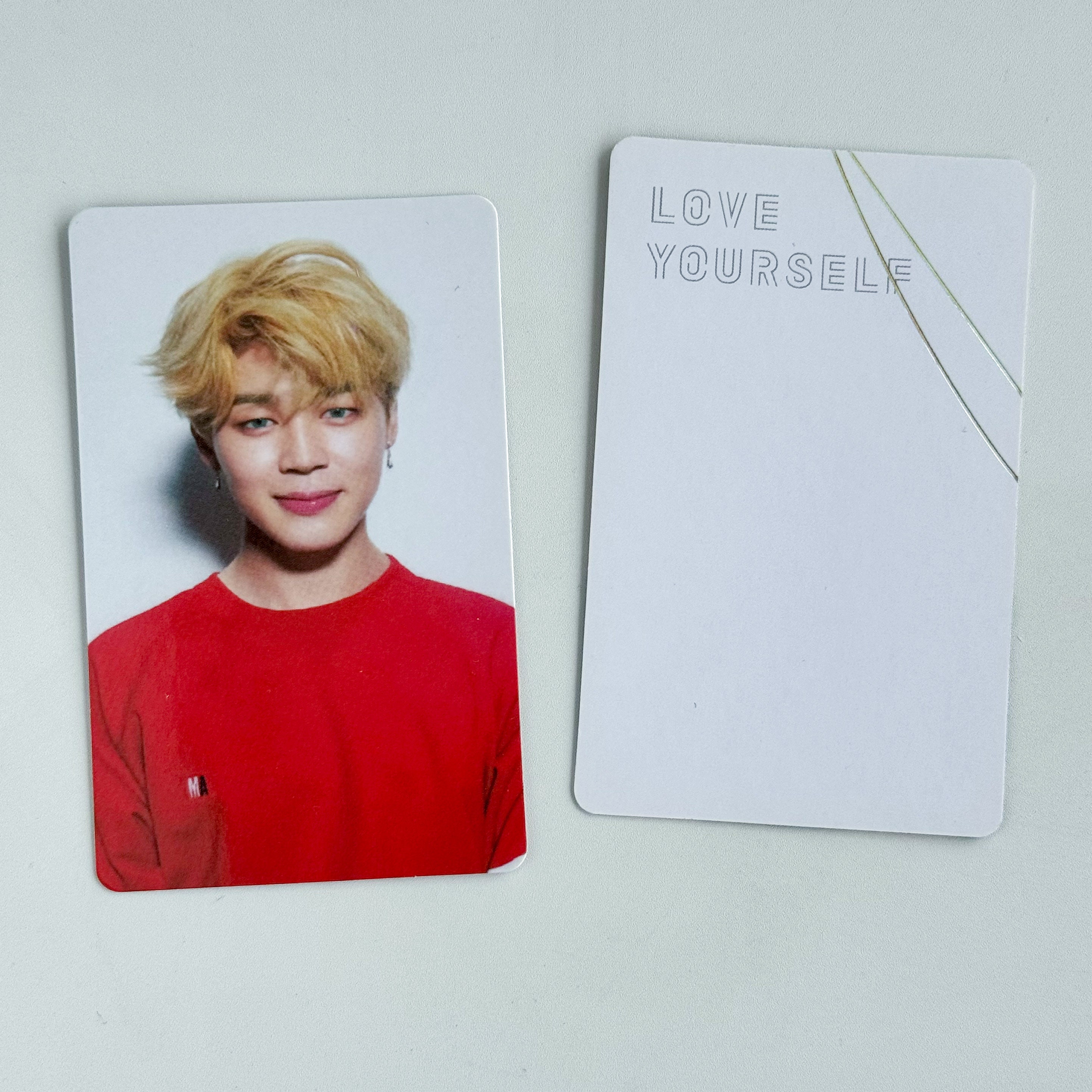 BTS Photo Card, LY Her V, Love Yourself Card, Jungkook V Jimin Suga J ...