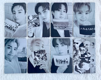 BTS BE Photocards, V Jimin Suga Jungkook J-hope Jin RM Photo Cards ...