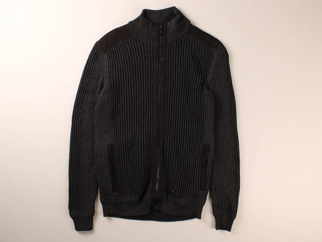 Calvin Small Cardigan Men Size S Gray Zipper - Etsy