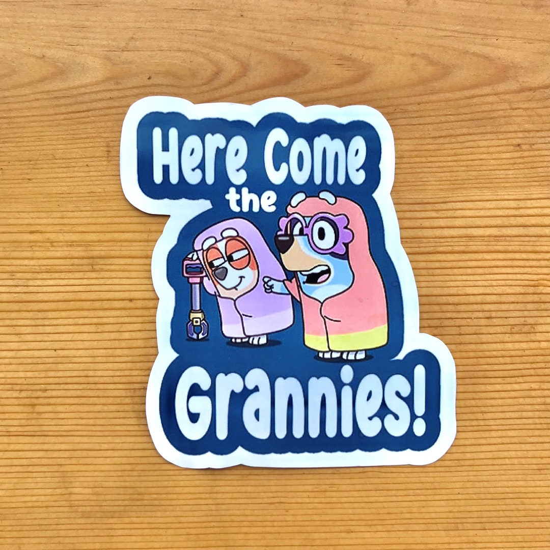 Bluey Vinyl Decal Sticker Bluey Funny Bluey Sticker for - Etsy Canada