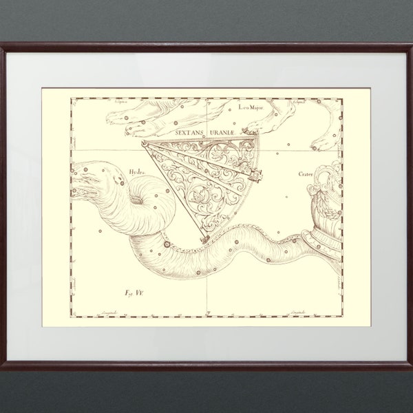 Sextant Star Map - Etsy
