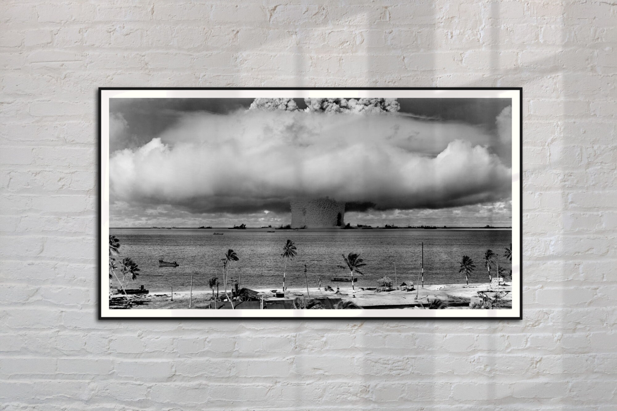 Baker Nuclear Explosion, Terrifyingly Beautiful Black and White Photo ...