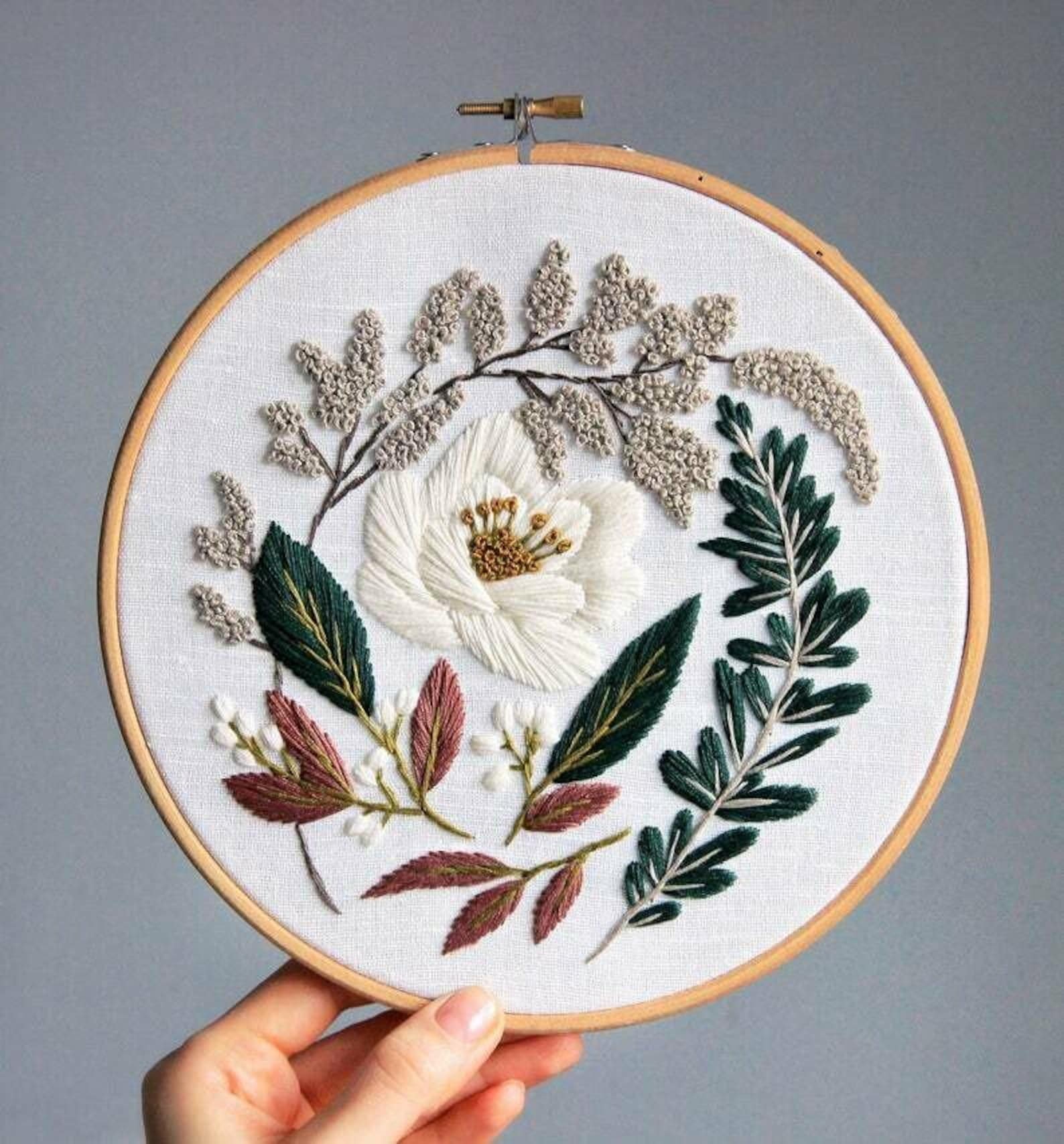 Pdf Pattern Video Tutorial white Lotus 20 Cm 8 - Etsy