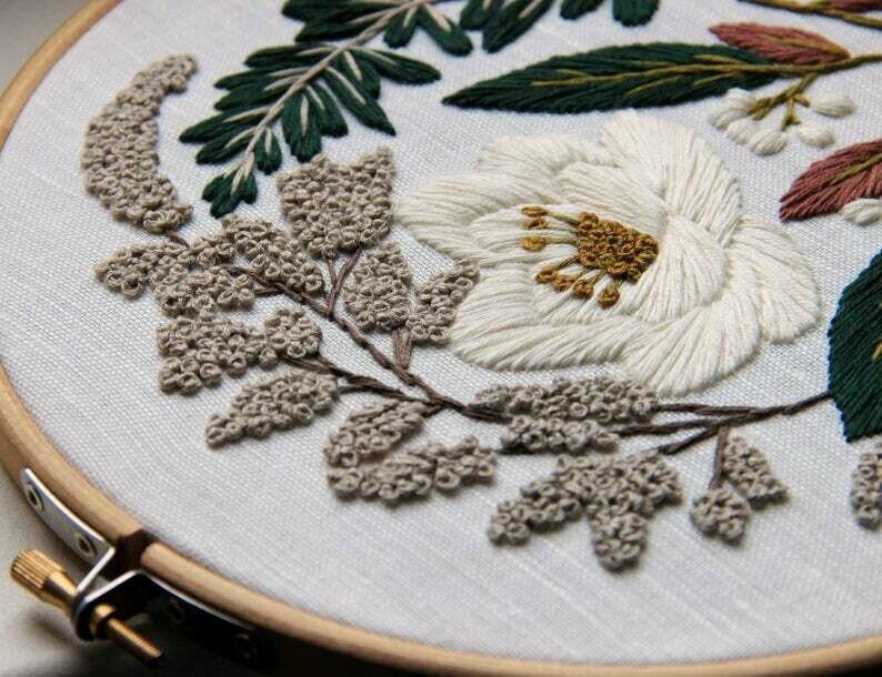 Pdf Pattern Video Tutorial white Lotus 20 Cm 8 - Etsy