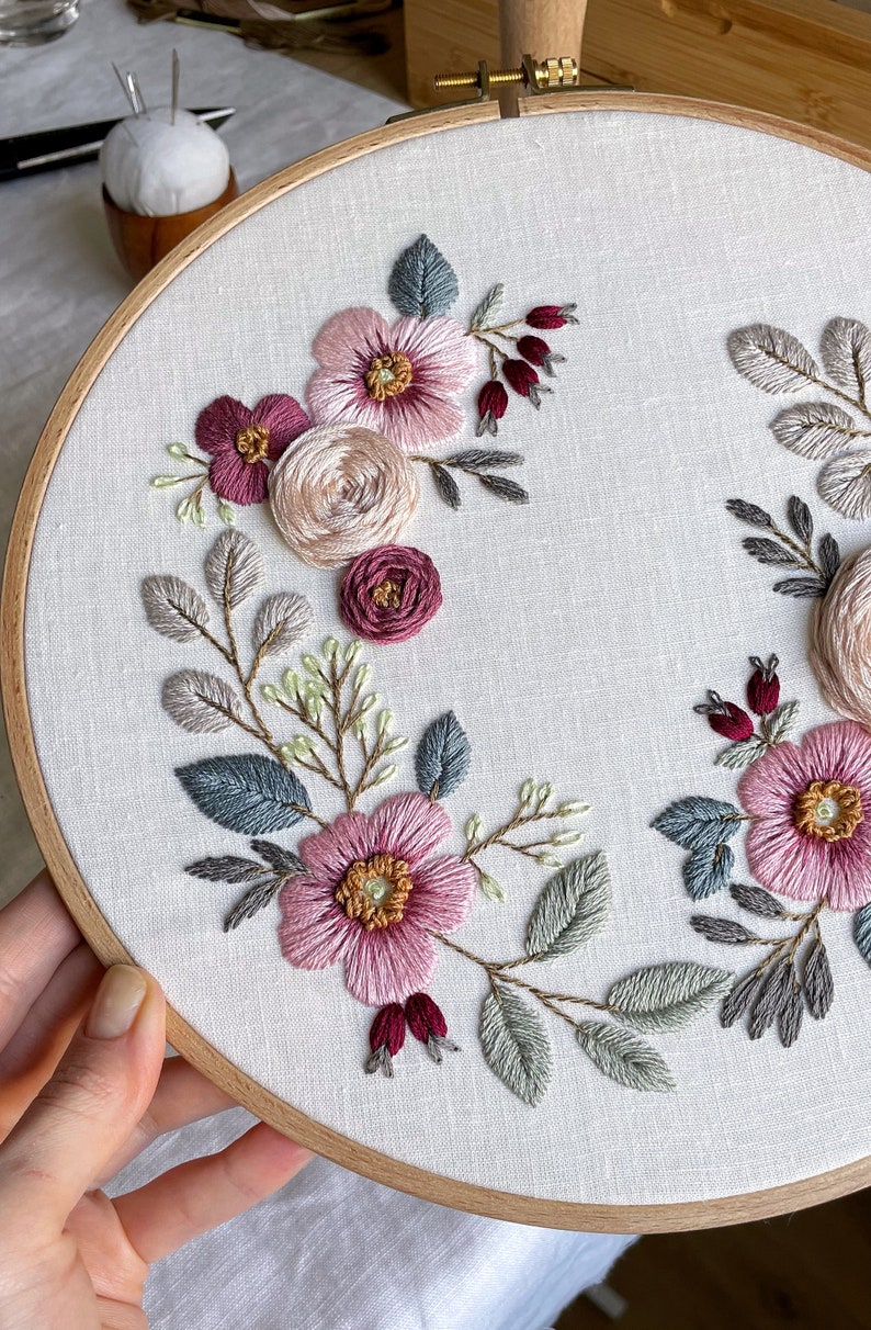 Pdf Pattern + Video Tutorial "wild Rose" 25, 26 Cm (10 Inch) Hand ...
