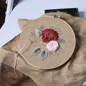 Pdf Pattern + Video Tutorial "raspberries and Thistles" 20 Cm (8 Inch ...