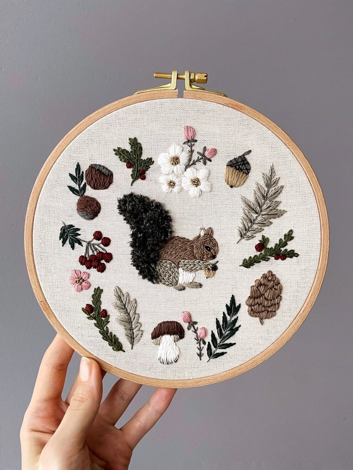 Pdf Pattern Video Tutorial squirrel Treasure 20 - Etsy