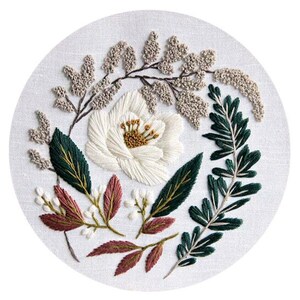 Pdf Pattern + Video Tutorial "white Lotus" 20 Cm (8 Inch) Hand ...