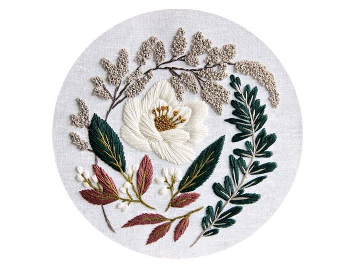 Pdf Pattern Video Tutorial white Lotus 20 Cm 8 - Etsy