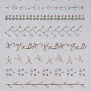 Set of 9 Pdf Patterns "blooming Meadow" Ornaments + Video Tutorial ...