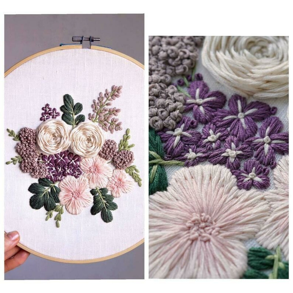 Pdf Pattern Video Tutorial purple Rain 20 26 Cm - Etsy