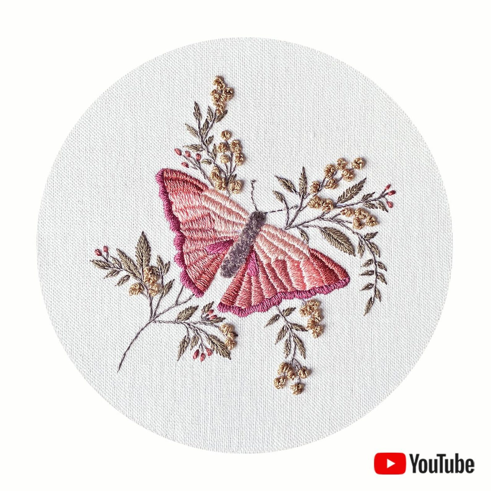 Pdf Pattern "butterfly on a Branch" + Video Tutorial. Printable ...