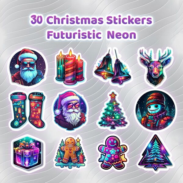 Neon Sticker - Etsy