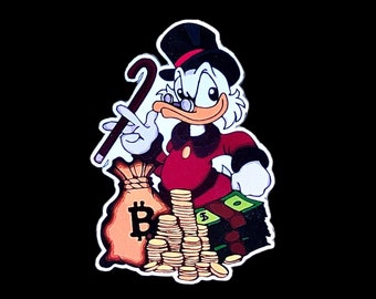 Scrooge Mcduck Sticker - Etsy