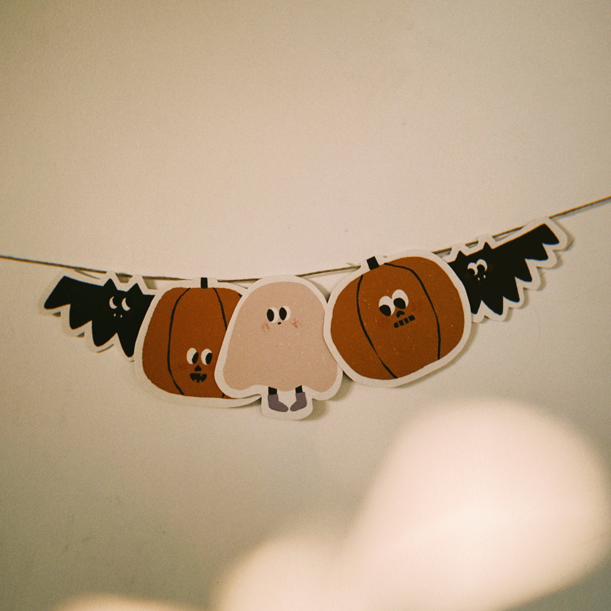 Printable Cute Halloween Garland, DIY Halloween Decoration, Halloween ...