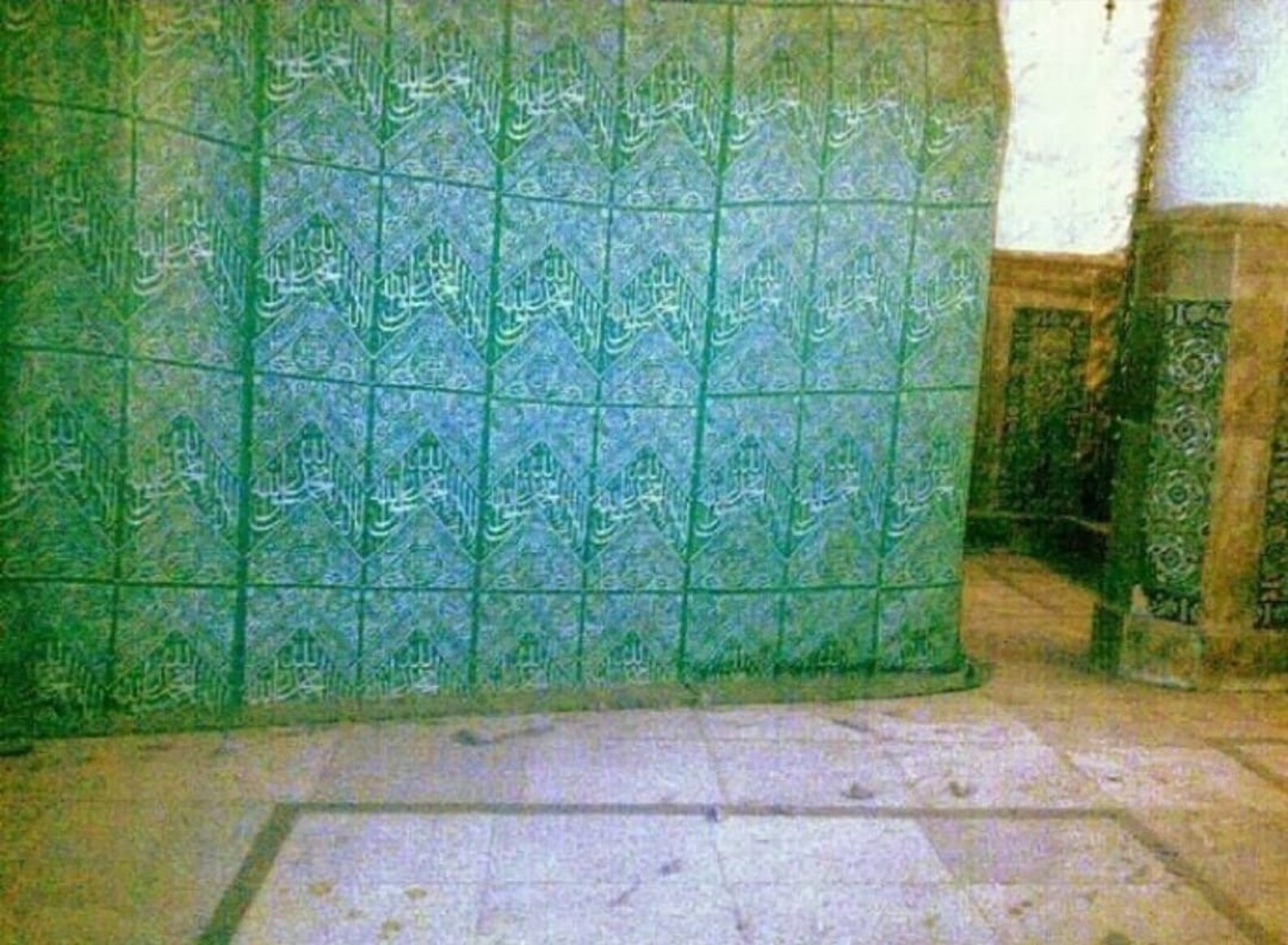 Green Cloth Prophet Chamber Kiswah Wall Hanging Home Decor - Etsy