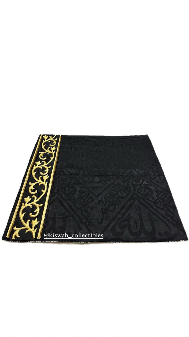 Kaaba Cloth With Beautiful Black/gold Kiswa Kaaba Corner Design Hajj ...