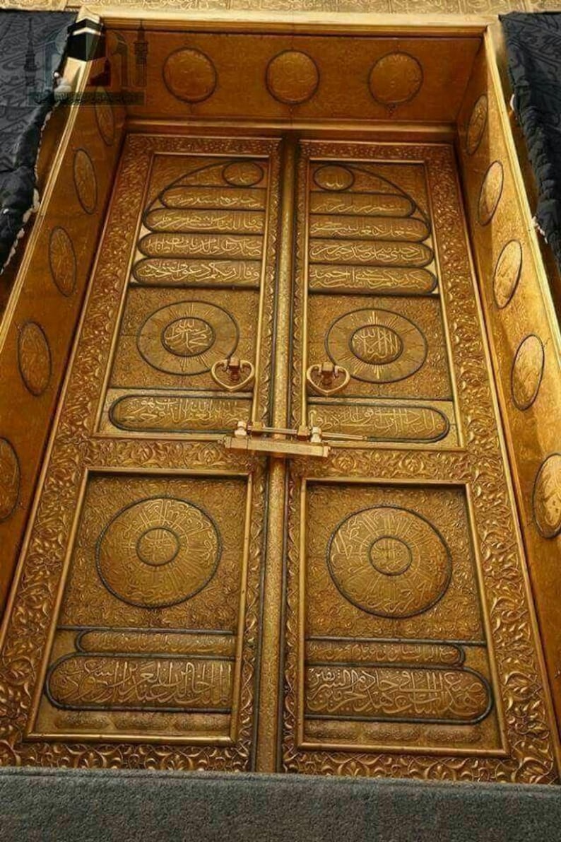 Golden Kaaba Door Key Replica: Makkah Islamic Art, Quran Inscription - Etsy