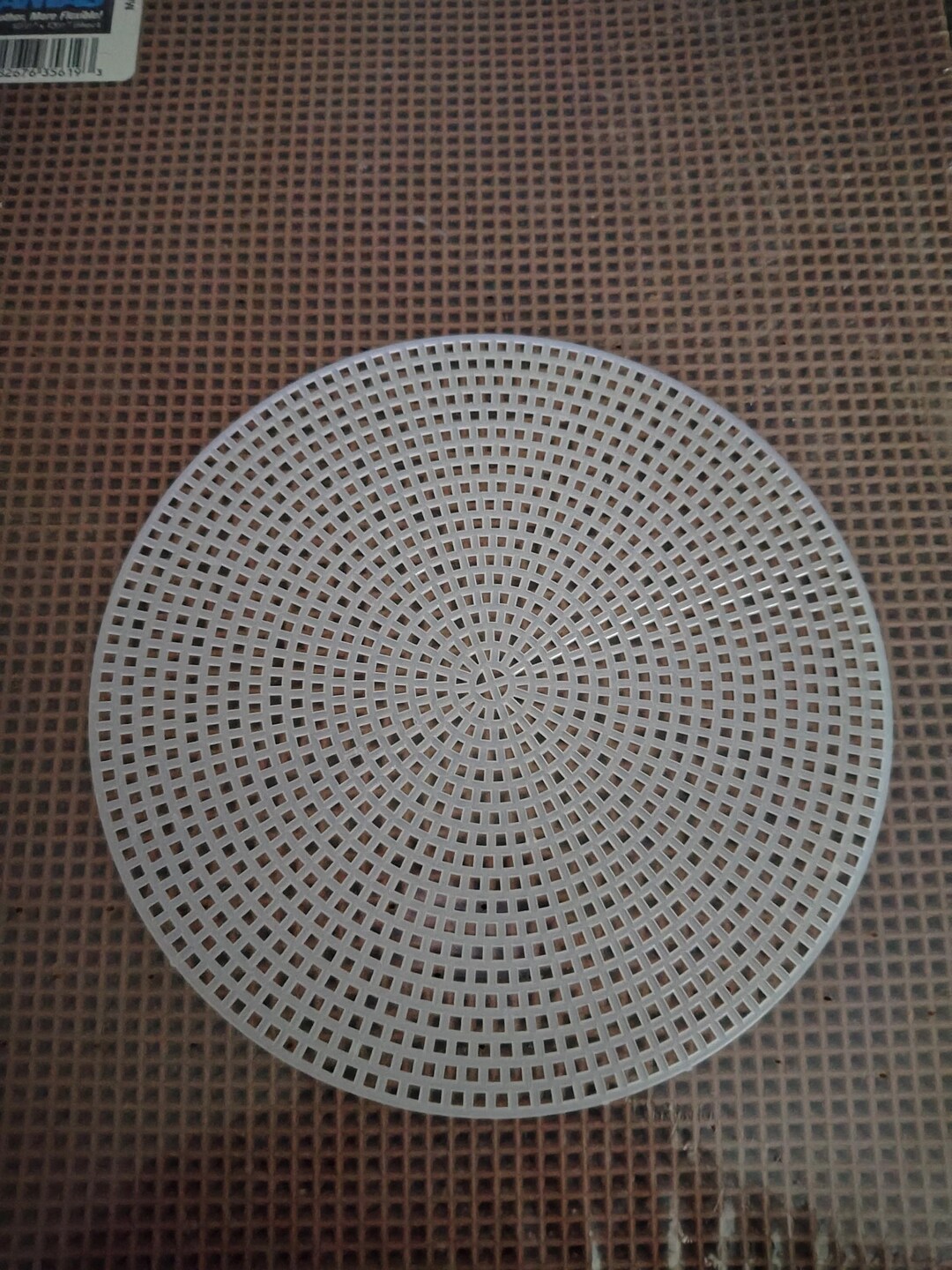 Set of 3 Clear Circle Plastic Canvas* 5.75" Diameter * Pre Cut Round ...