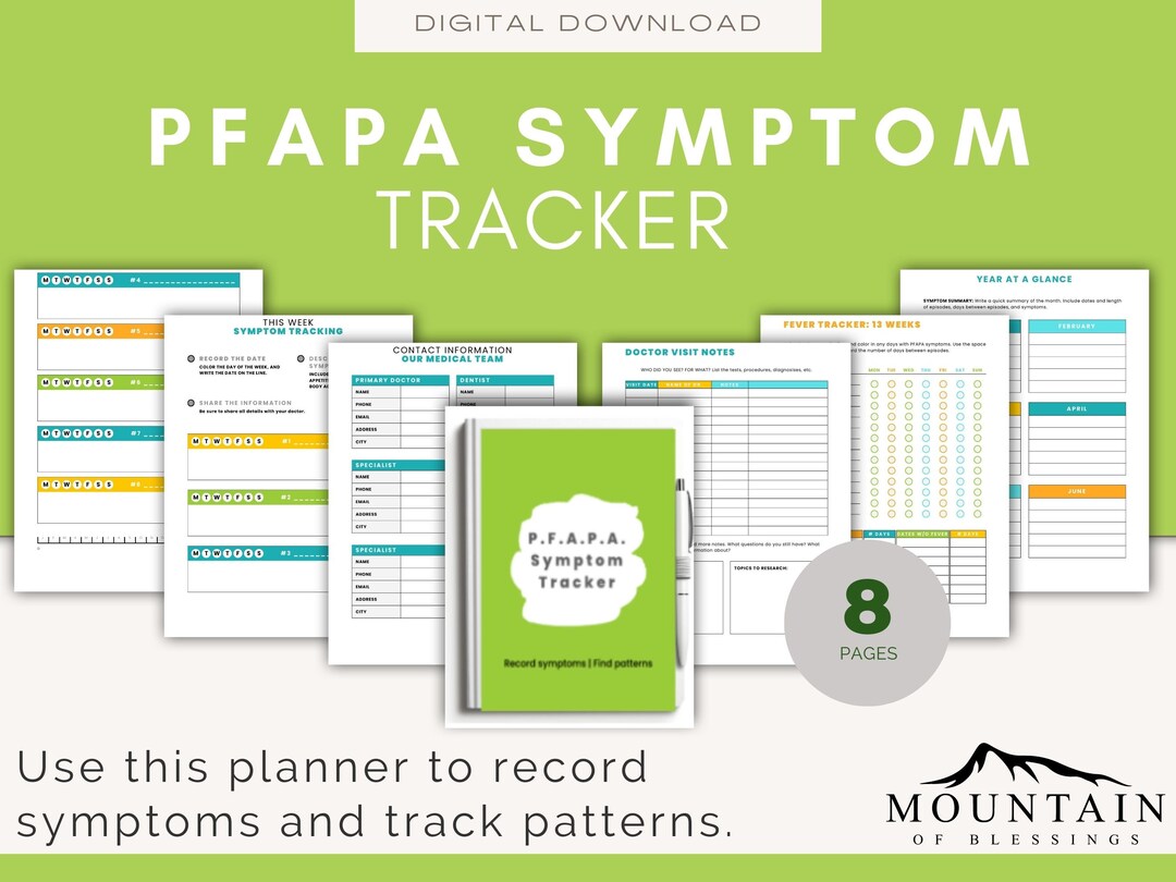 PFAPA Symptom Tracker: Periodic Fever, Stomatitis, Adenitis (digital ...