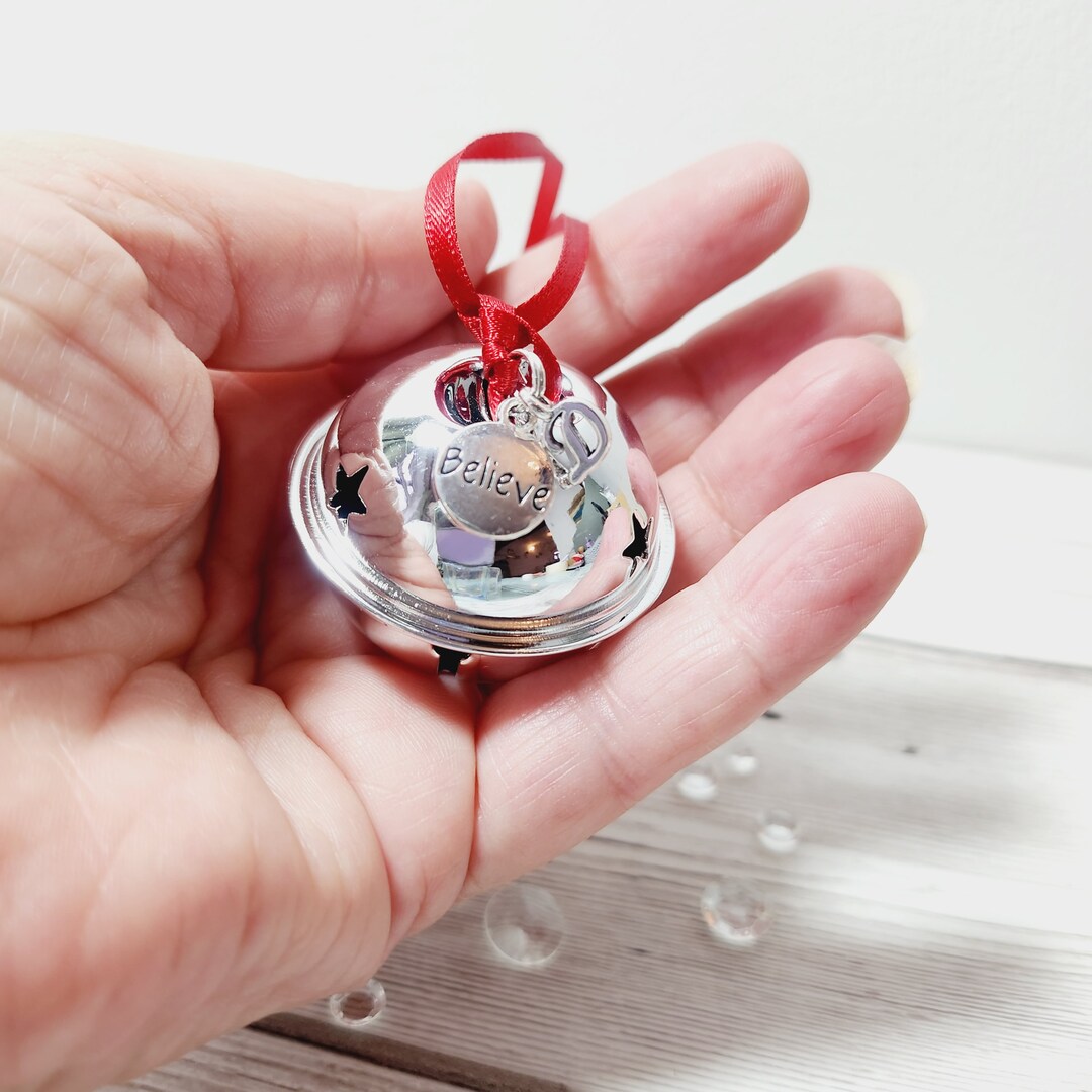 BELIEVE BELL Santa's Sleigh Bell Silver Jingle Bell - Etsy UK