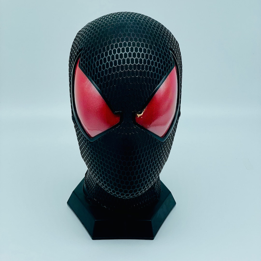 Customized Black Scarlet Spider Mask, Spiderman Cosplay Mask With ...