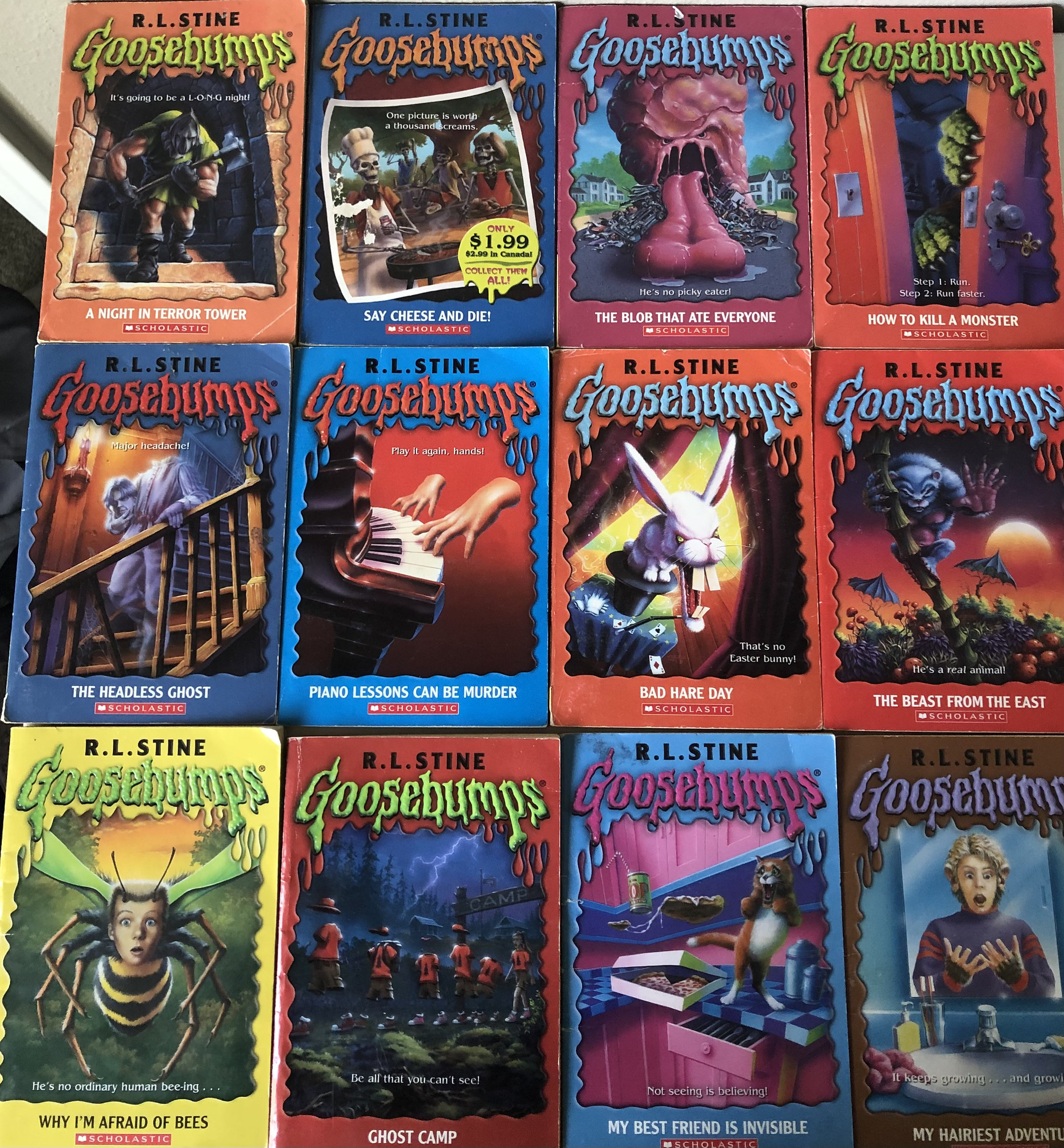 Goosebumps Books by R.L. Stine Choose Your Title Short - Etsy UK