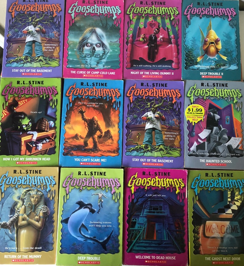Goosebumps Books by R.L. Stine Choose Your Title Short - Etsy