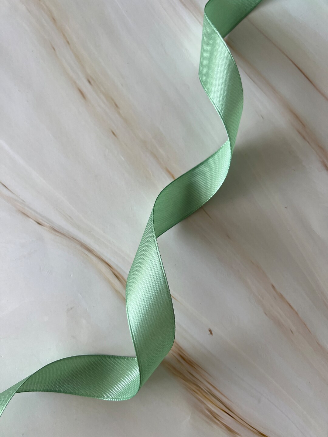 Sage Green 20mm Satin Ribbon per Metre - Etsy