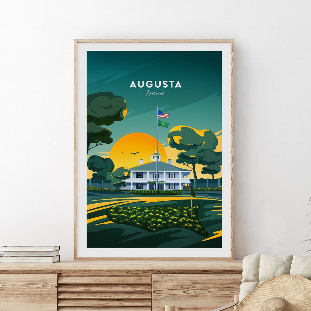 Augusta Print Augusta Print, the Masters, Golf Poster - Etsy