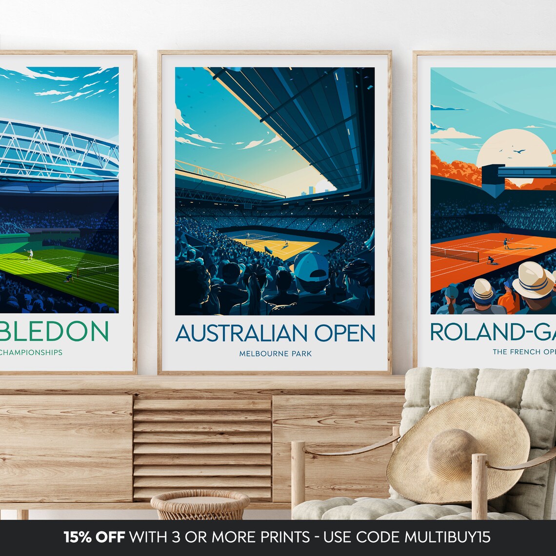 Australian Open Print Melbourne Park Australian Open - Etsy