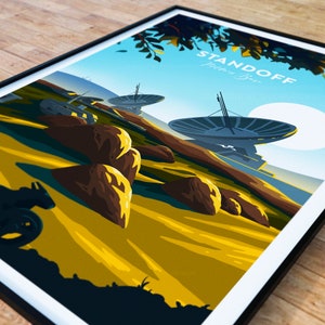 Standoff Print Military Base, Standoff Poster, Halo Fan Art - Etsy