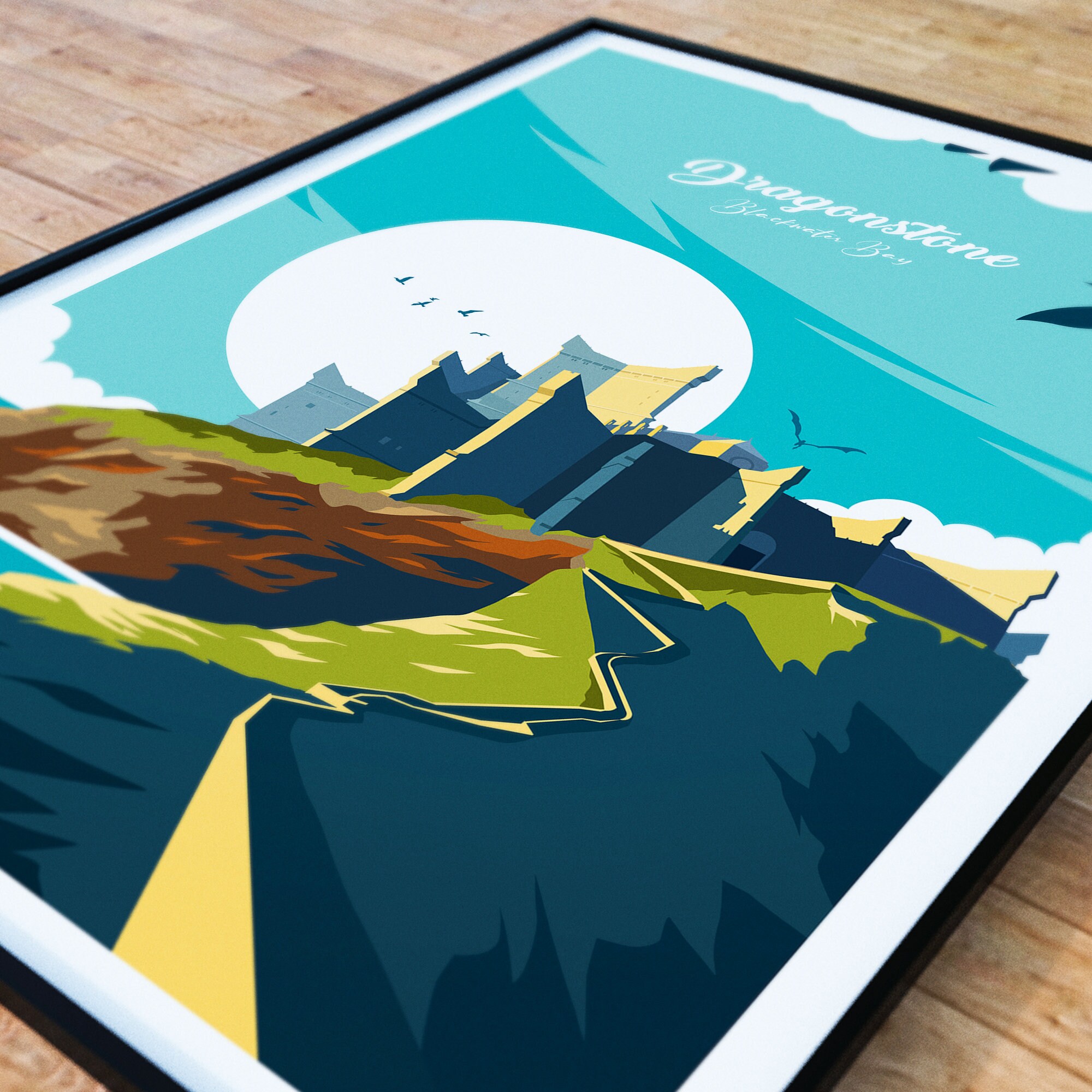 Dragonstone - Blackwater Bay, Game Of Thrones Poster Designed & Sold By ...