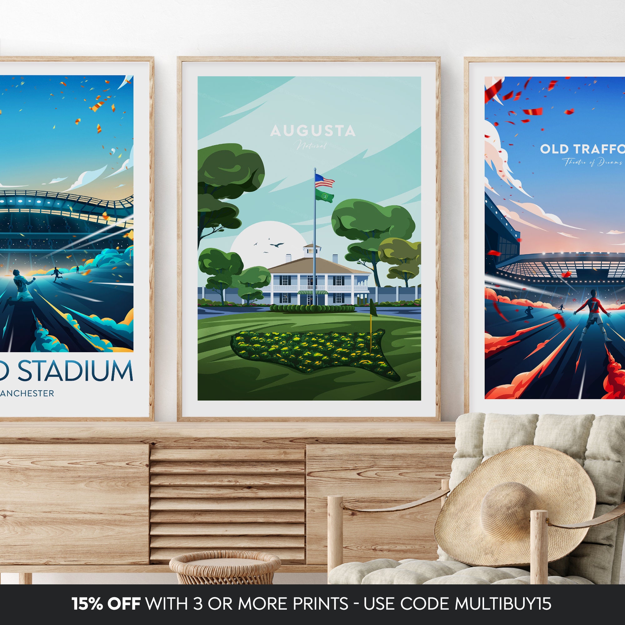 Augusta Print Augusta Print the Masters Golf Poster - Etsy