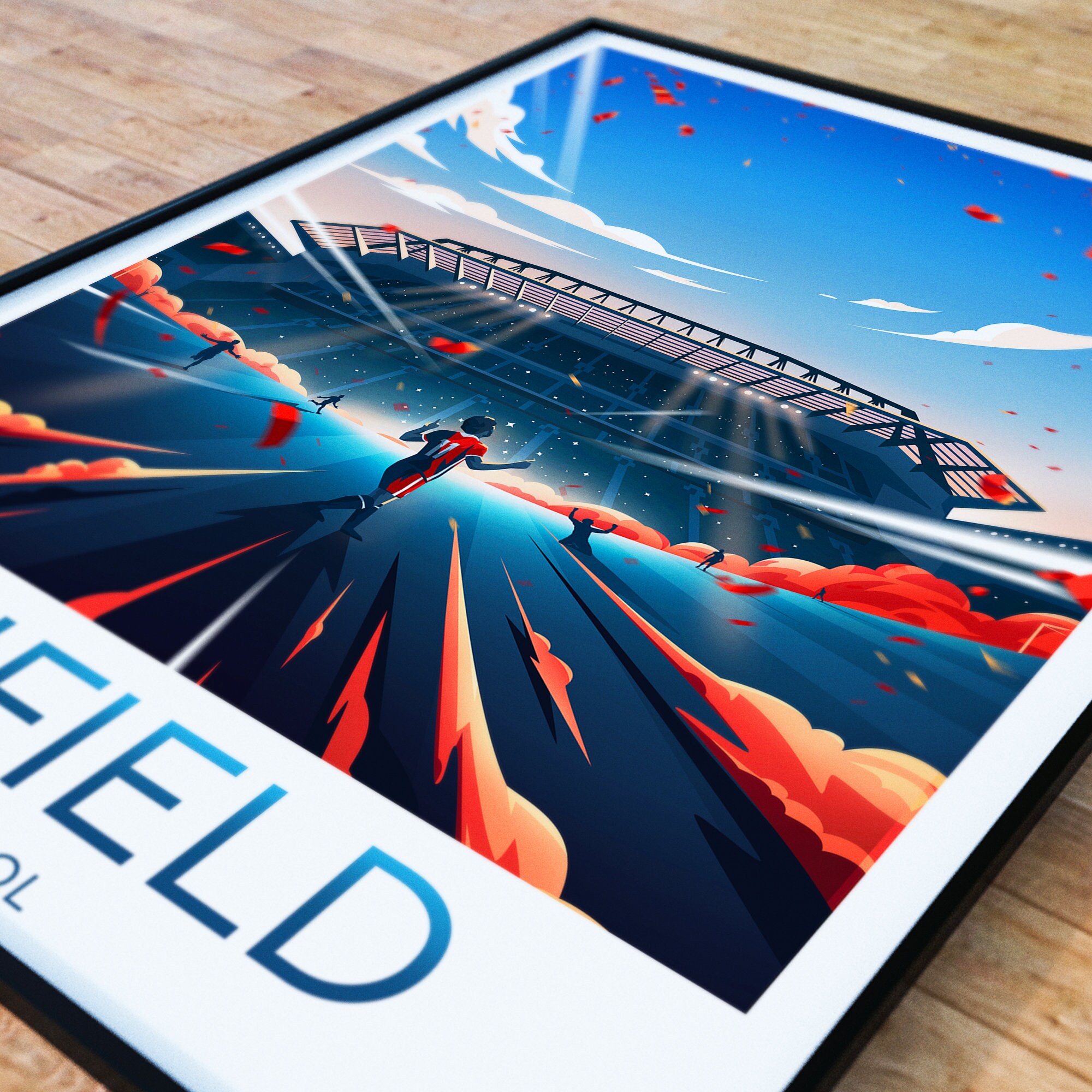Anfield Stadium Poster Liverpool Liverpool Artwork - Etsy