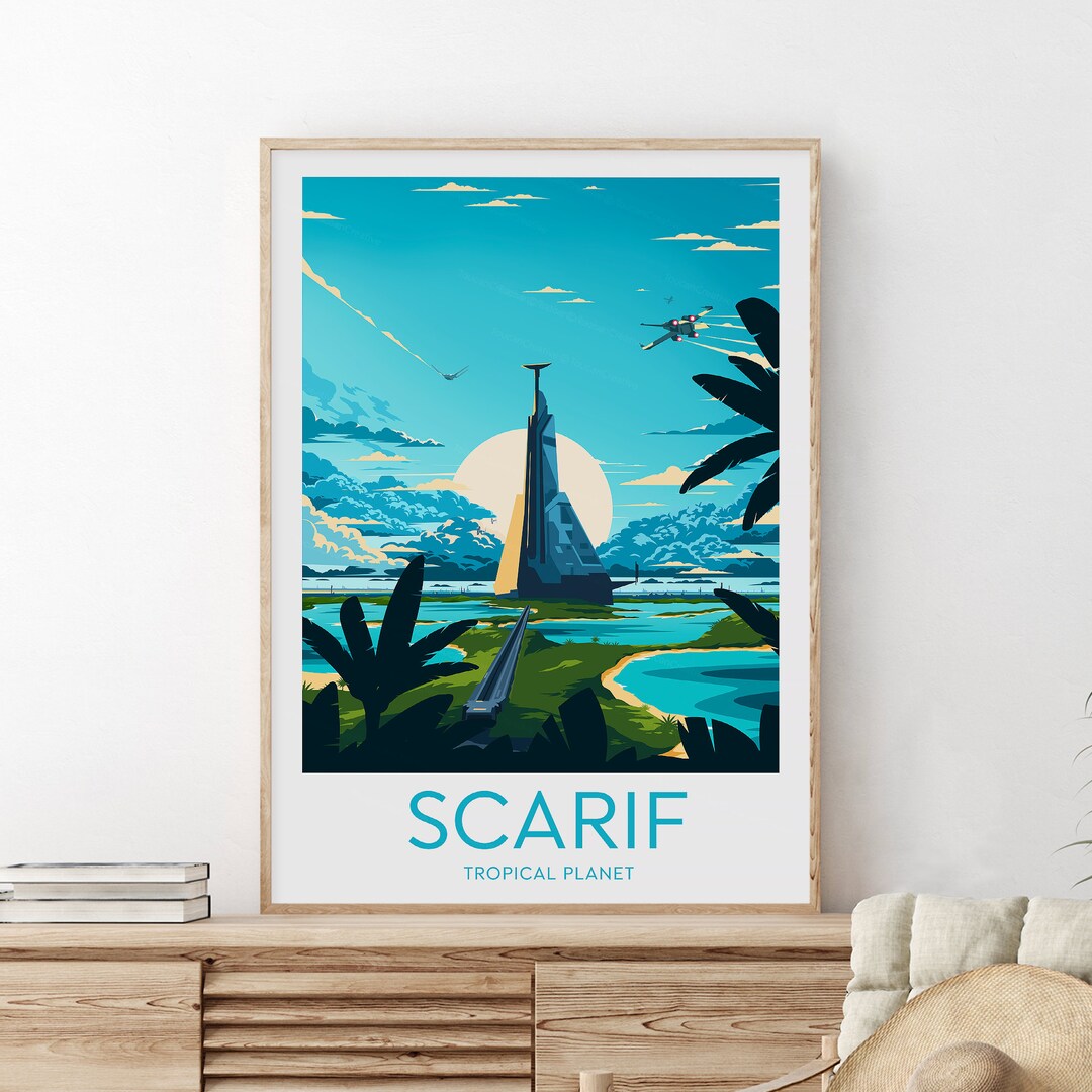 Scarif Print Outer Rim, Scarif Poster, Scarif Art, Star Wars Fan Art - Etsy