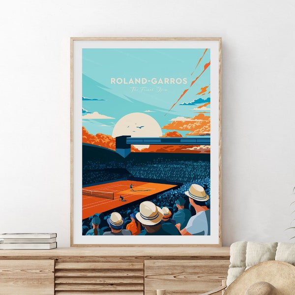 Roland Garros Poster - Etsy
