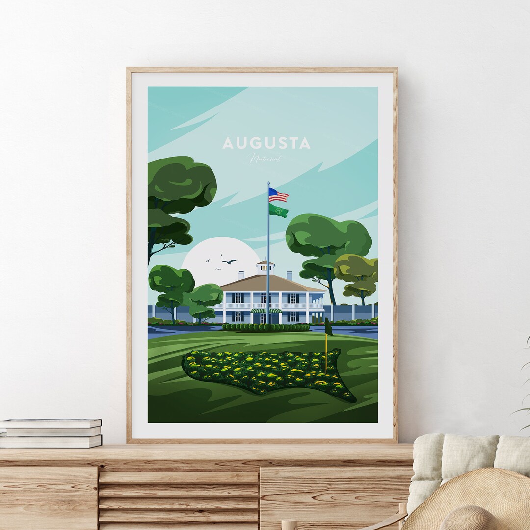 Augusta Print Augusta Print the Masters Golf Poster - Etsy