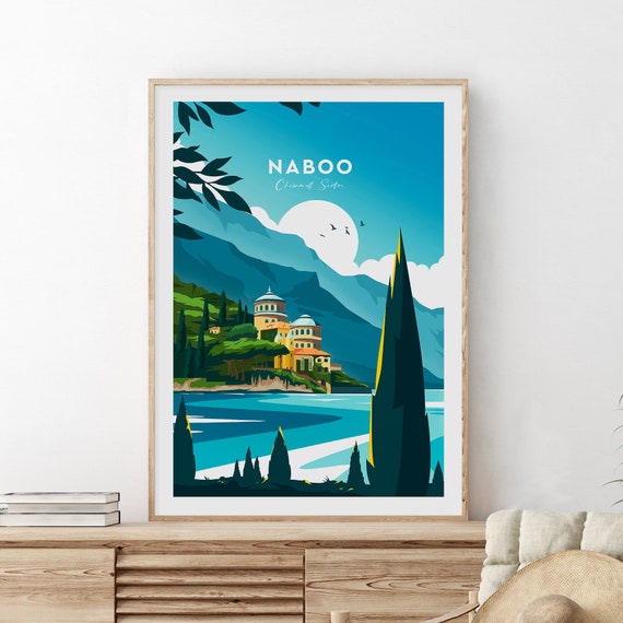 Naboo Print Chomell Sector Naboo Poster Naboo Art Star - Etsy UK